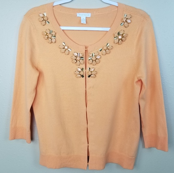 Charter Club | Sweaters | Charter Club Cardigan In Creamsicle Size M ...